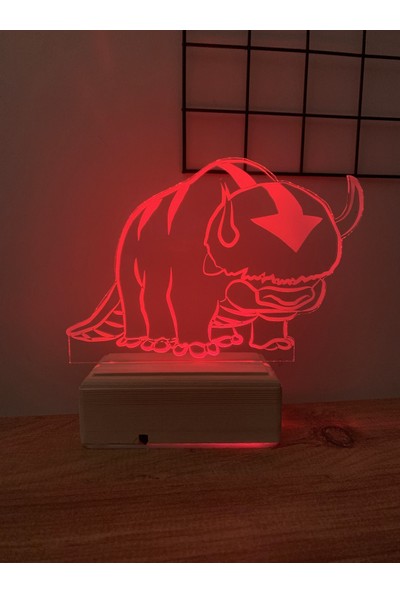 Modiwa Design Avatar Appa 16 Renk Gece Lambası Modiwa Design Avatar Appa 16 Renk Gece Lambası