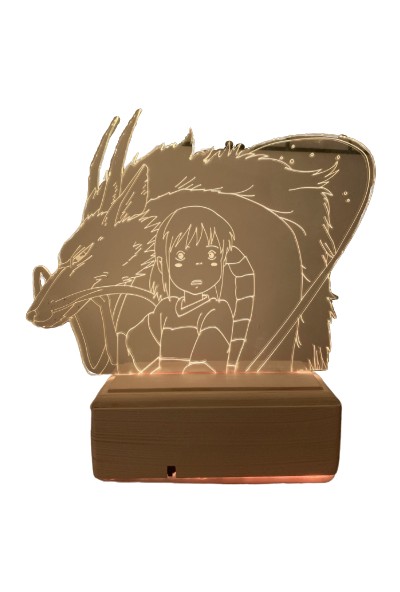 Modiwa Design Spirited Away - Chihiro & Haku 16 Renk Gece Lambası Modiwa Design Spirited Away - Chihiro & Haku 16 Renk Gece Lambası