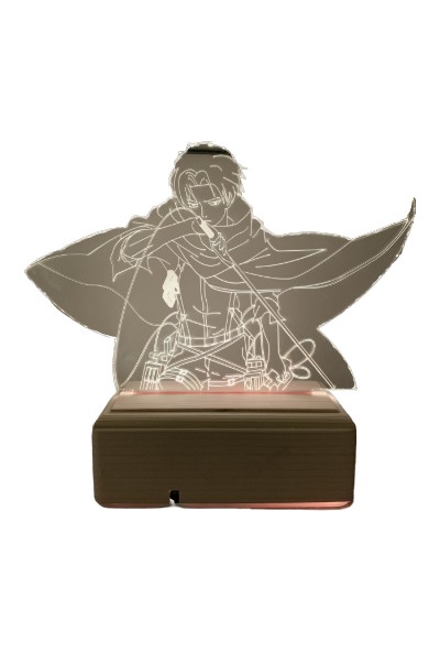 Modiwa Design Levi Ackerman 16 Renk Gece Lambası Modiwa Design Levi Ackerman 16 Renk Gece Lambası