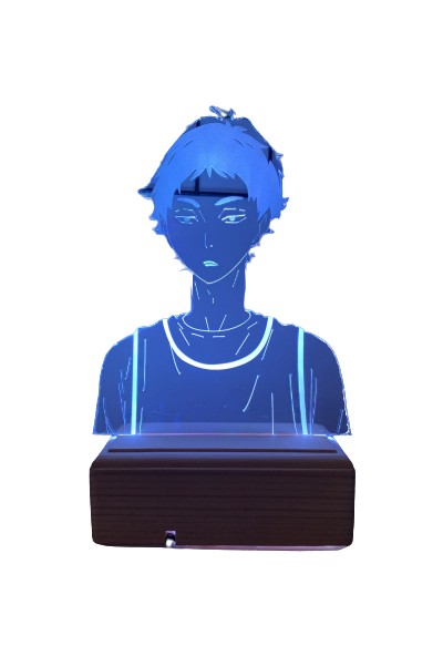 Modiwa Design Haikyuu Akaashi Keiji 16 Renk Gece Lambası