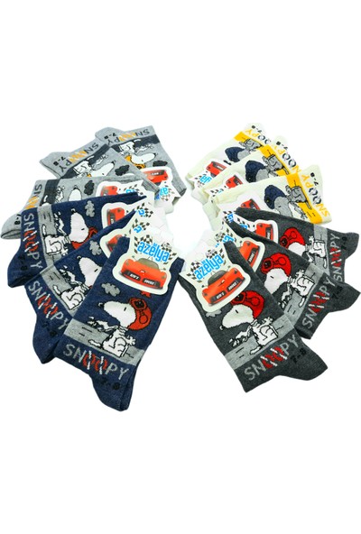 Black Arden Socks 12'li Erkek Çocuk Çorabı 7-8 Yaş BT-0250