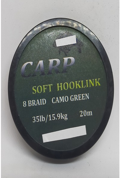 Sazan Rig 8 Kat Örgü 35 Lb 20 Metre Camo Yeşil Köstek Ipi