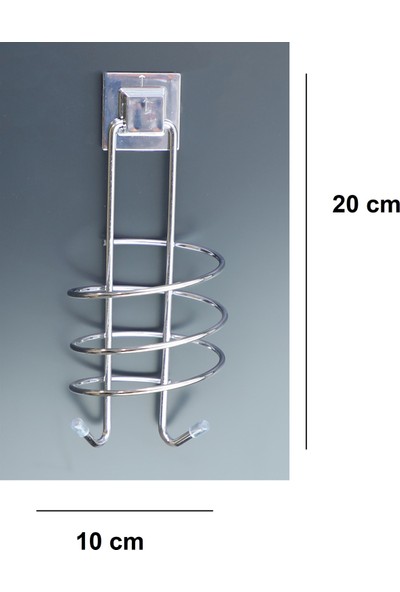 Hagen Süper Yapışkanlı Fön Saç Kurutma Makinesi Askısı Paslanmaz Hagen Süper Yapışkanlı Fön Saç Kurutma Makinesi Askısı Paslanmaz