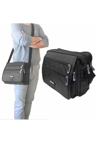 Seventeen 22 x 27 cm Büyük Çapraz Askılı Postacı Çantası