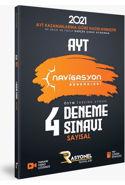 Rasyonel Yayınları AYT Sayısal 4 Lü Deneme