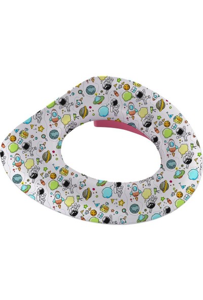 Softy Kids Klozet Adaptörü Astronot Desen Softy Kids Klozet Adaptörü Astronot Desen