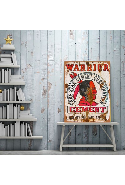 Vona Vintage Retro Sign Warrior Vintage Poster (35X50) Vona Vintage Retro Sign Warrior Vintage Poster (35X50)