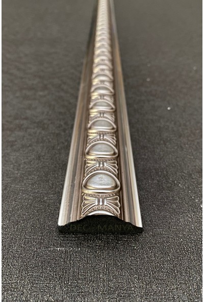 Decomanya Dekoratif Gümüş Duvar Çıtası 4 cm Decomanya Dekoratif Gümüş Duvar Çıtası 4 cm