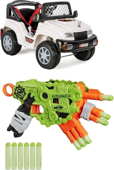 Pilsan Panther Uzaktan Kumandalı Akülü Araba 12V+NERF Zombie Strike Alternator Pilsan Panther Uzaktan Kumandalı Akülü Araba 12V+NERF Zombie Strike Alternator