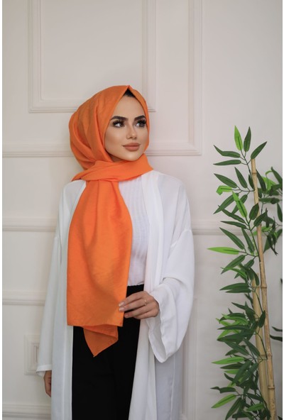 Siyane Scarf Turuncu Ipeksi Aerobin Caz Şal Siyane Scarf Turuncu Ipeksi Aerobin Caz Şal