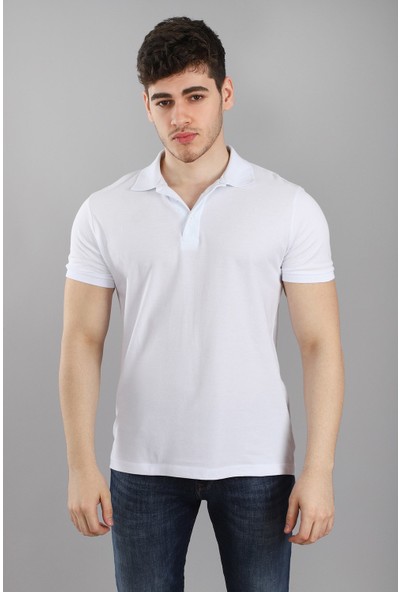 Arlin Erkek Tek Cep Uzun Kol Keten Slim Fit Mavi Gömlek