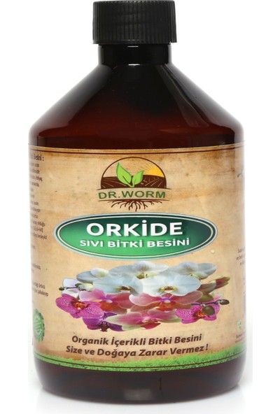 Dr Worm Orkide Sıvı Bitki Besini (Gübresi) 500 ml Dr Worm Orkide Sıvı Bitki Besini (Gübresi) 500 ml