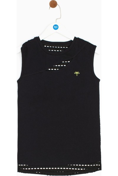 B&G Store Kız Çocuk Siyah Tunik