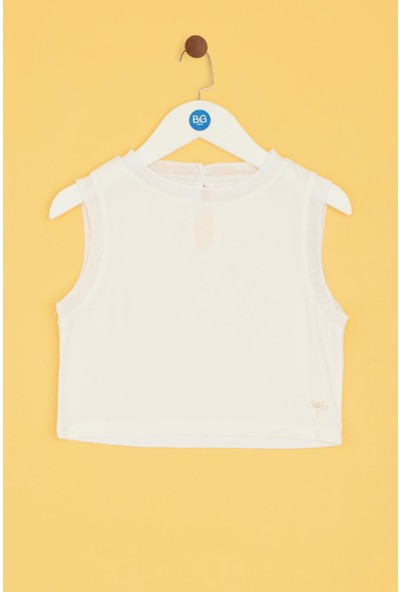 B&G Store Kız Çocuk Beyaz Bluz B&G Store Kız Çocuk Beyaz Bluz