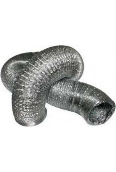 Aspiratör Borusu Alüminyum Telli Havalandırma Borusu 2Mt Aspiratör Borusu Alüminyum Telli Havalandırma Borusu 2Mt