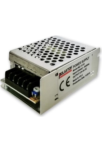 Polaxtor Adaptör 12V 3A Metal Kasa Polaxtor