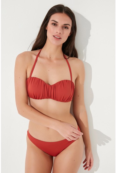 Penti Tarçın Basic Shirred Bikini Üstü Penti Tarçın Basic Shirred Bikini Üstü