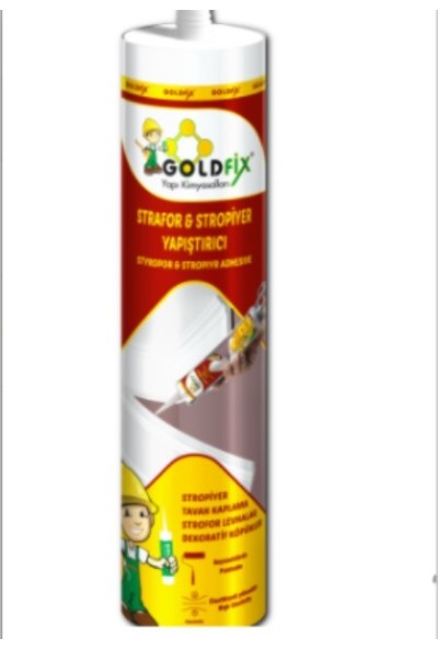 Goldfix Montaj Stropiyer Strafor Tavan Kaplama Yapıştırıcı 500 gr Goldfix Montaj Stropiyer Strafor Tavan Kaplama Yapıştırıcı 500 gr