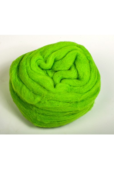 Taru Keçe Yünü 21 Fosfor Yeşili