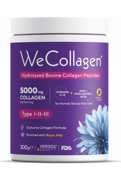We Collagen® Tip 1-2-3 Toz Kolajen 300 gr