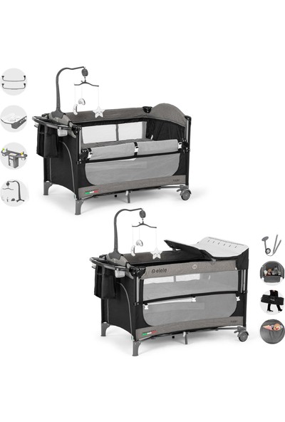 Elele Madre Anne Yanı Park Yatak Oyun Parkı 70X110 cm Elele Madre Anne Yanı Park Yatak Oyun Parkı 70X110 cm