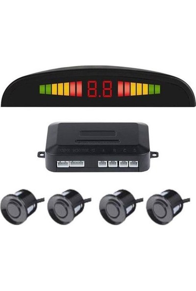 Carub Park Sensörü Ekranlı Sesli 22 mm 4'lü Siyah Kod: 0015915 Carub Park Sensörü Ekranlı Sesli 22 mm 4'lü Siyah Kod: 0015915