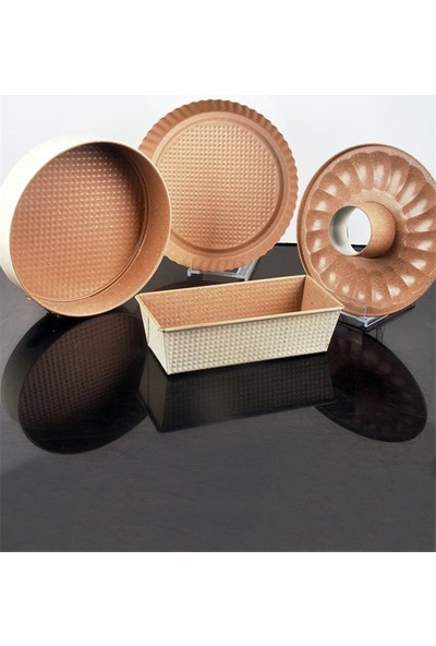 Paçi 4 Parça Kek Kalıbı Seti Paçi 4 Parça Kek Kalıbı Seti