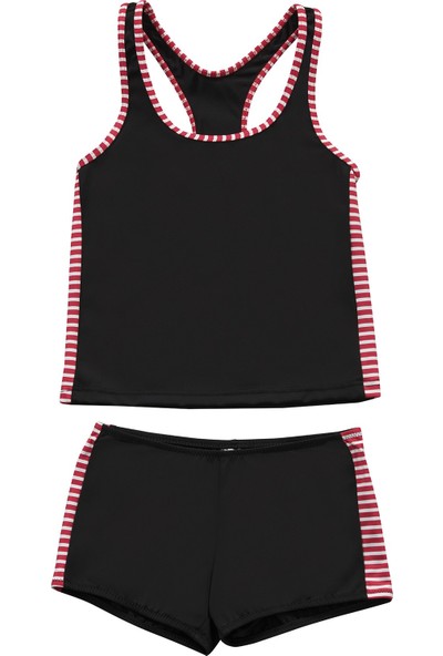 Endeep Kız Çocuk Siyah Şortlu Tankini Endeep Kız Çocuk Siyah Şortlu Tankini