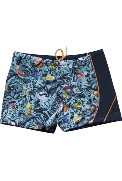 Endeep Erkek Çocuk Yaprak Desenli Şort Mayo