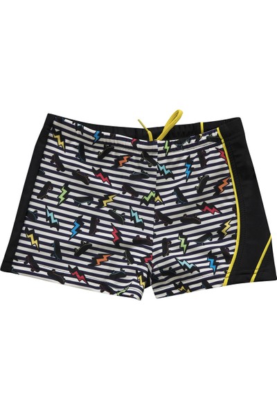 Endeep Erkek Çocuk Kaykay Desenli Şort Mayo
