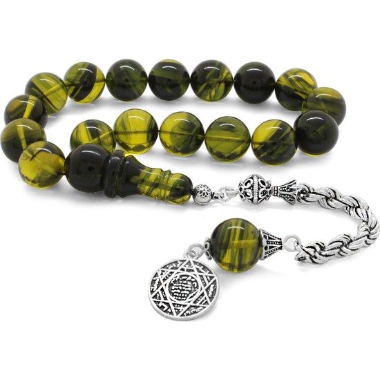 DAVİD BLACK 925 Ayar Gümüş Halat Püsküllü Süzme Sarı Ateş Fiyatı