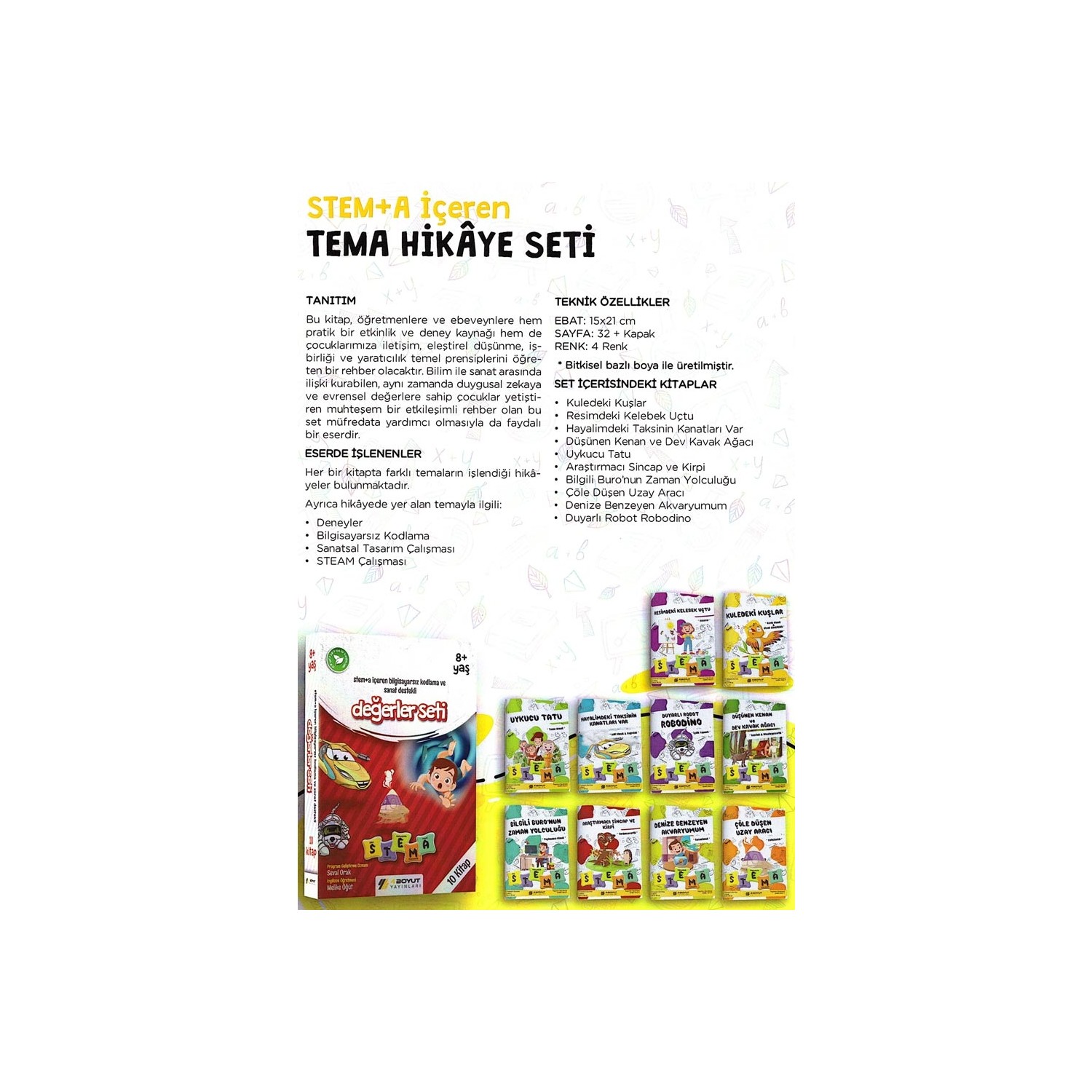 4 Boyut Yayınları 4 Boyut Stem + A Içeren Bilgisayarsız Kitabı