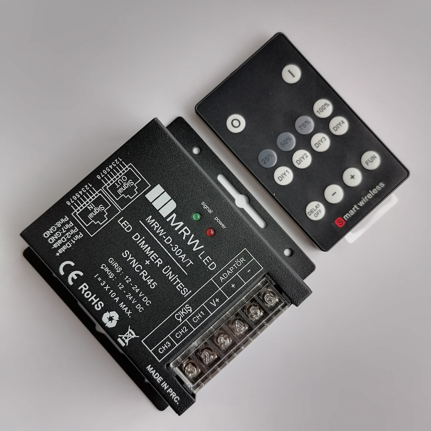Mervesan MRW-D-30A/T 360W-720W 30 Amper LED Dimmer Kontrol Fiyatı