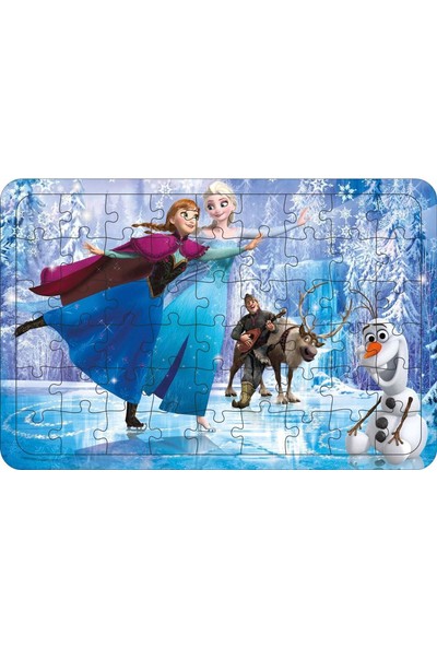 Güven Serigrafi Elsa 54 Parça Ahşap Çerçeveli Puzzle Yapboz Güven Serigrafi Elsa 54 Parça Ahşap Çerçeveli Puzzle Yapboz