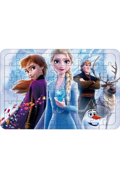 Güven Serigrafi Elsa 2 54 Parça Ahşap Çerçeveli Puzzle Yapboz Güven Serigrafi Elsa 2 54 Parça Ahşap Çerçeveli Puzzle Yapboz
