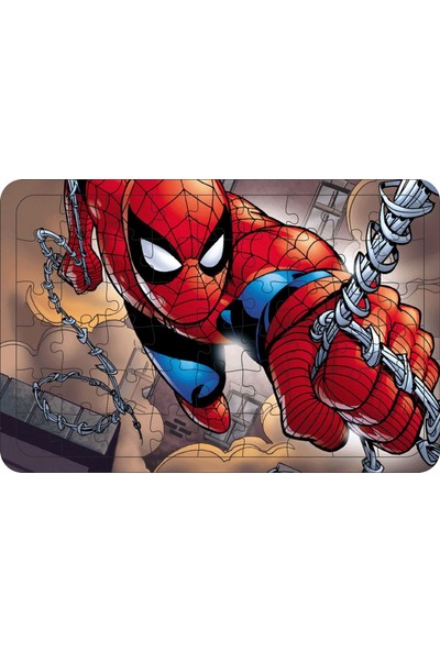 Güven Serigrafi Spiderman 54 Parça Ahşap Çerçeveli Puzzle Yapboz Güven Serigrafi Spiderman 54 Parça Ahşap Çerçeveli Puzzle Yapboz