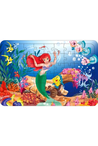Güven Serigrafi Deniz Kızı 54 Parça Ahşap Çerçeveli Puzzle Yapboz Güven Serigrafi Deniz Kızı 54 Parça Ahşap Çerçeveli Puzzle Yapboz