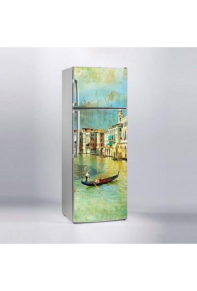 Jasmin2020 Buzdolabı Sticker Kaplama Etiketi Venedik Vintage