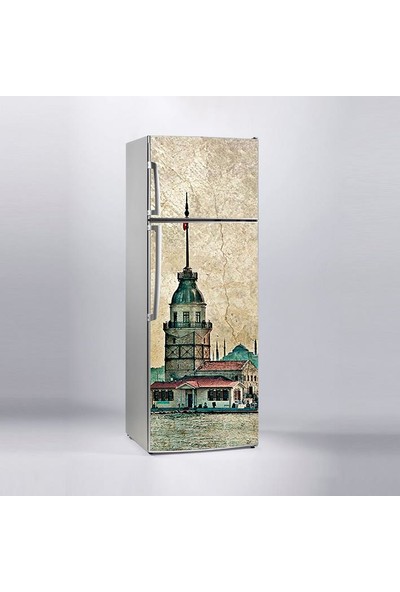 Jasmin2020 Buzdolabı Sticker Kaplama Etiketi Kız Kulesi Vintage Jasmin2020 Buzdolabı Sticker Kaplama Etiketi Kız Kulesi Vintage