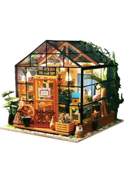 Buyfun Diy Dollhouse Ahşap Oda Kiti Ev Dekorasyon (Yurt Dışından) Buyfun Diy Dollhouse Ahşap Oda Kiti Ev Dekorasyon (Yurt Dışından)