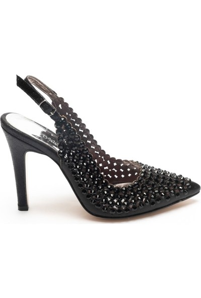 La Scada 5507-ST1 Siyah Yüksek Topuk Kadın Abiye Ayakkabı La Scada 5507-ST1 Siyah Yüksek Topuk Kadın Abiye Ayakkabı