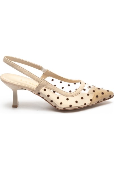 La Scada Bej Tül Kadın Abiye Ayakkabı 182 891 La Scada Bej Tül Kadın Abiye Ayakkabı 182 891