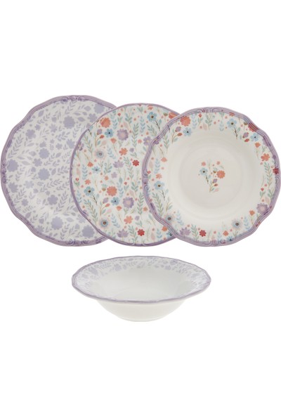 Karaca Elenie 24 Parça Yemek Takımı