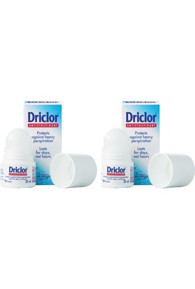 Driclor Antiperspirant Roll-On 2 x 20 ml