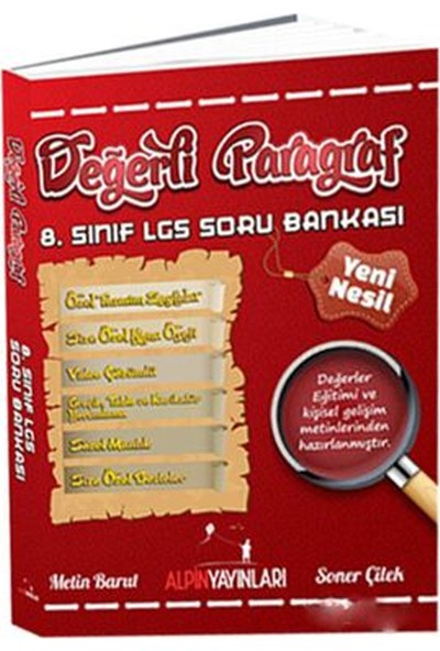 Alpin Yayınları 8. Sınıf Lgs Değerli Paragraf Soru Bankası