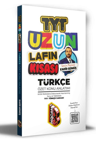Benim Hocam Yayınları TYT Uzun Lafın Kısası Türkçe Özet Konu Anlatımı Benim Hocam Yayınları TYT Uzun Lafın Kısası Türkçe Özet Konu Anlatımı