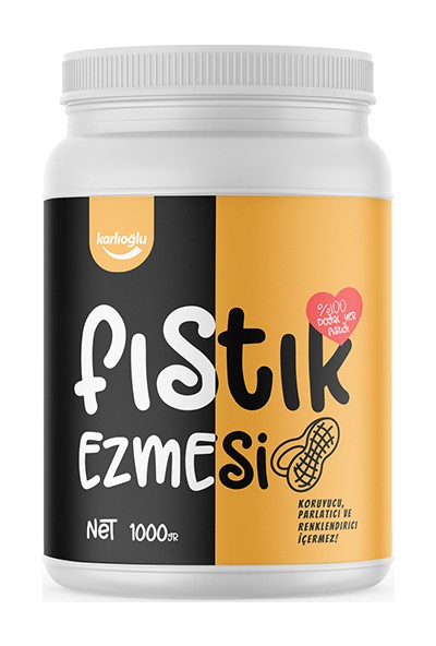 Karlıoğlu Yer Fıstığı Ezmesi %100 1 kg Karlıoğlu Yer Fıstığı Ezmesi %100 1 kg