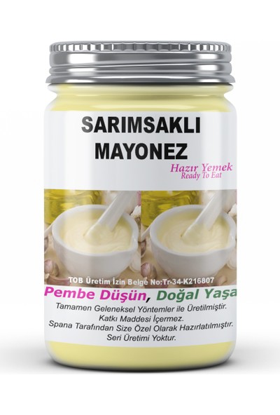 Spana Sarımsaklı Mayonez Ev Yapımı Katkısız 330 gr Spana Sarımsaklı Mayonez Ev Yapımı Katkısız 330 gr