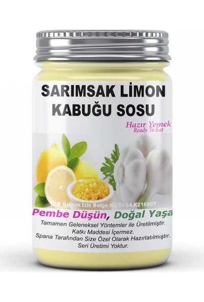 Spana Sarımsak Limon Kabuğu Sosu Ev Yapımı Katkısız 330 gr Spana Sarımsak Limon Kabuğu Sosu Ev Yapımı Katkısız 330 gr