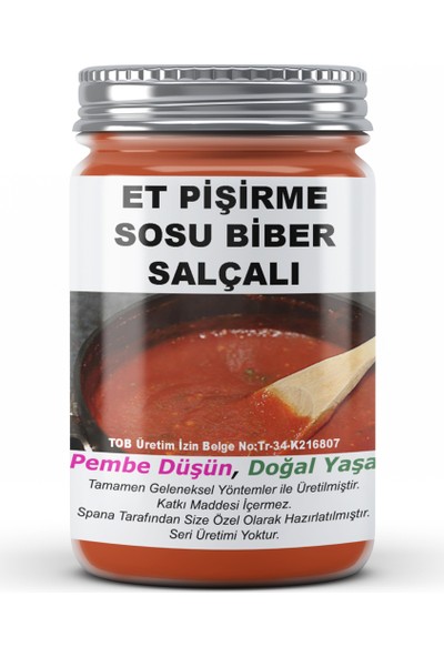 Spana Et Pişirme Sosu Biber Salçalı Ev Yapımı Katkısız 330 gr